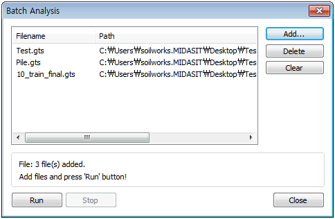 Perform,Batch Analysis