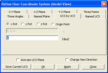User Coordinate System