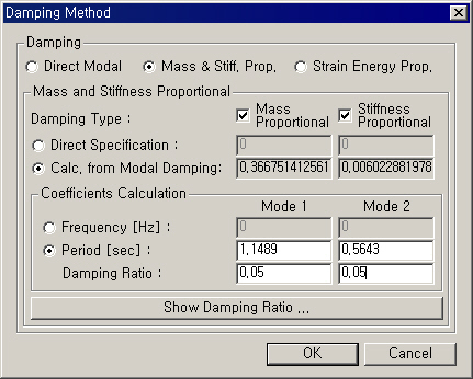 Response Spectrum Load Cases