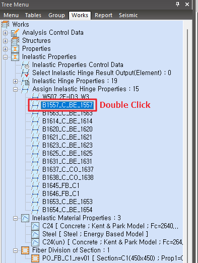 Import Pushover Hinge Properties(AIK)