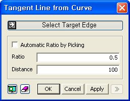 Tangent form Curve