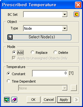Prescribed Temperature