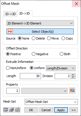 Offset(2D -> 3D)