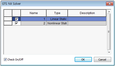 Run Analysis Toolbar