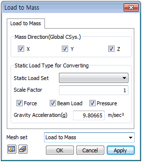 Load to Mass