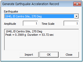 Earthquake Response Spectrum