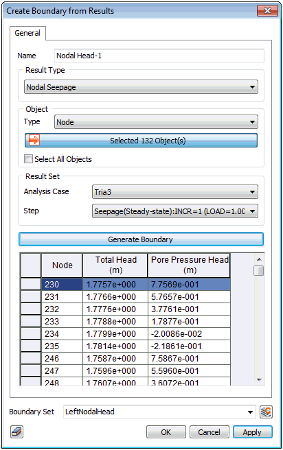 Create Boundary from Results
