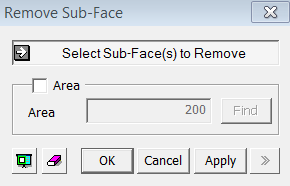 Remove Sub-Face