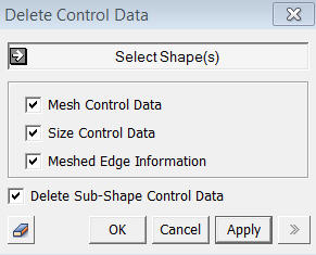 Delete Control Data