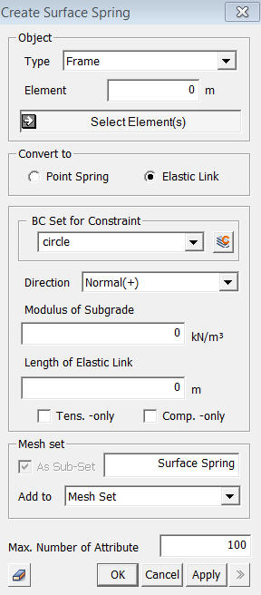 Create Surface Spring