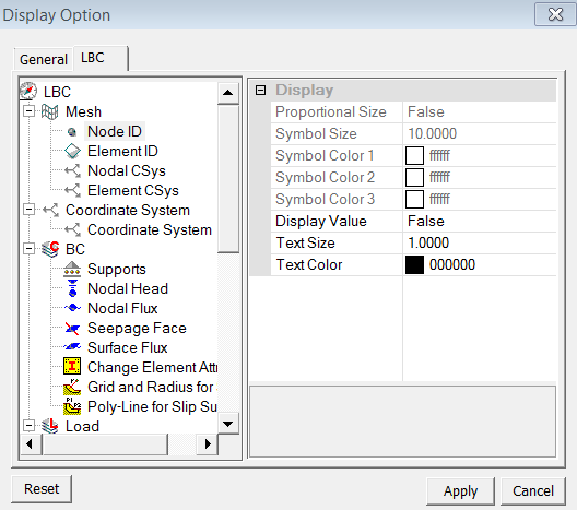 Display Option - LBC