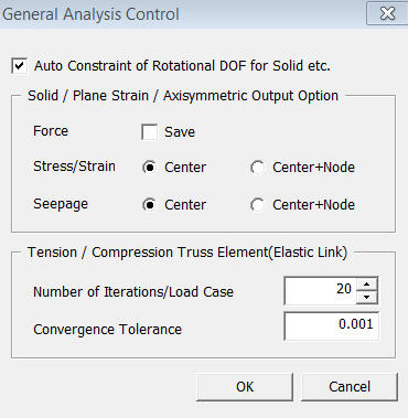 General Analysis Control