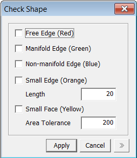 Check Shape