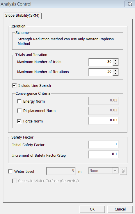 Slope Stability (SRM/SAM)
