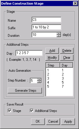 Define Construction Stage