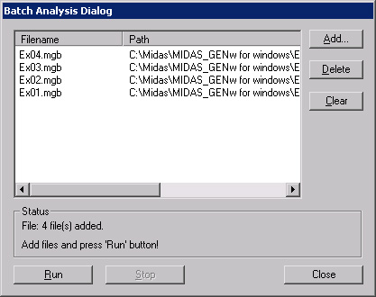 Perform Batch Analysis