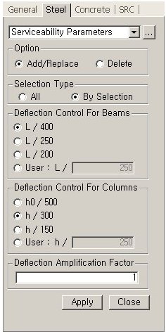 Serviceability Parameters
