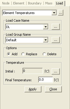 Element Temperatures