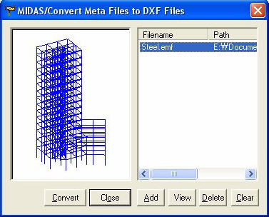 Convert Meta Files to DXF Files