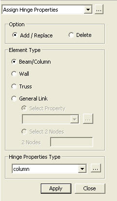04 Assign Pushover Hinge Properties