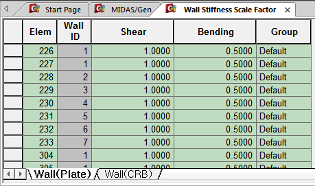 Generate Section Effective Stiffness