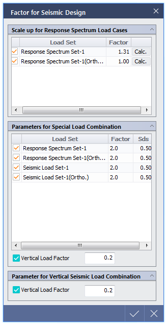 Factor For Seismic Design