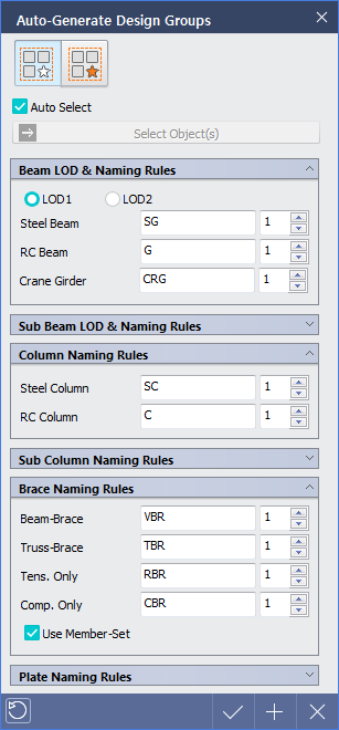 Auto Generate Design Group
