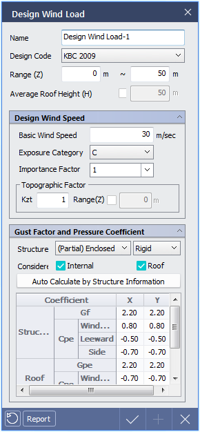 Wind Load Function