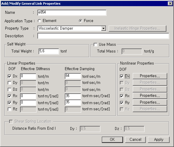 General Link Properties