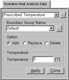 Prescribed Temperature