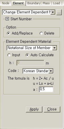 Change Element Dependent Material Property