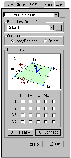 Plate End Release