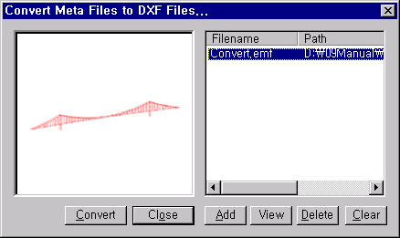 Convert Meta Files to AutoCAD Files