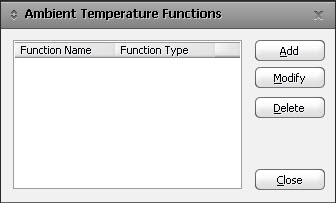 Ambient Temperature Functions