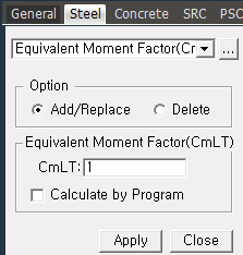 Equivalent Moment Factor