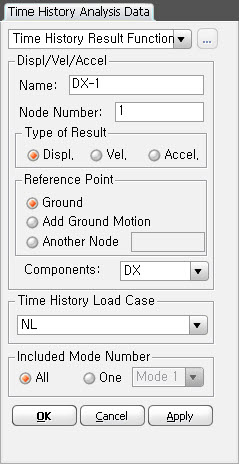 Time History Result Functions