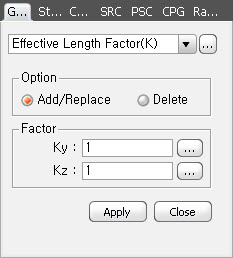 Effective Length Factor(K)