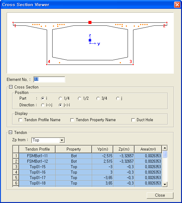 Cross Section Viewer