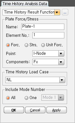Time History Result Functions