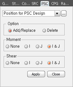 PSC Design Option