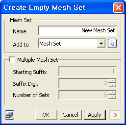 Create Mesh Set