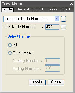 Compact Node Numbers
