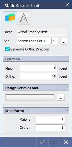 Static Seismic Load