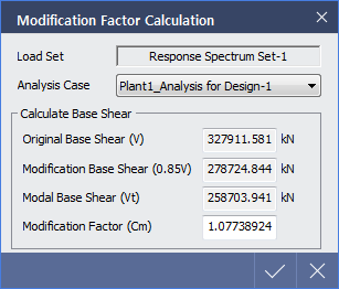 Factor for Seismic Design