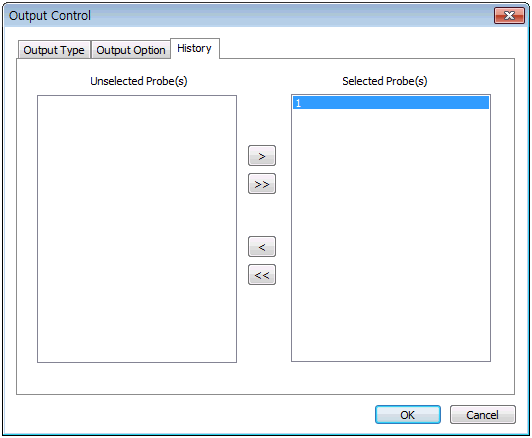 History Output Probes