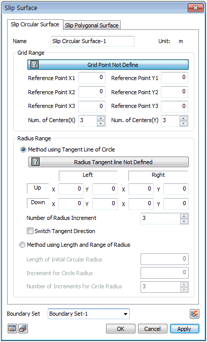 Slip Circular Surface