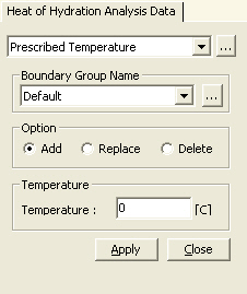 Prescribed Temperature