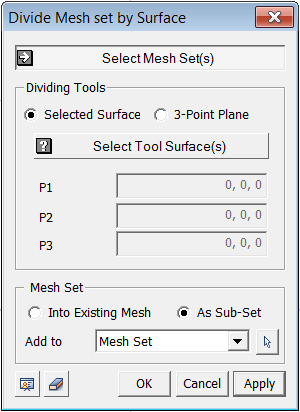 Divide Mesh Set