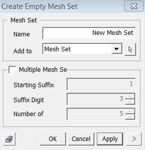 Create Mesh Set