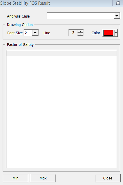 Slope Stability(SAM) Result